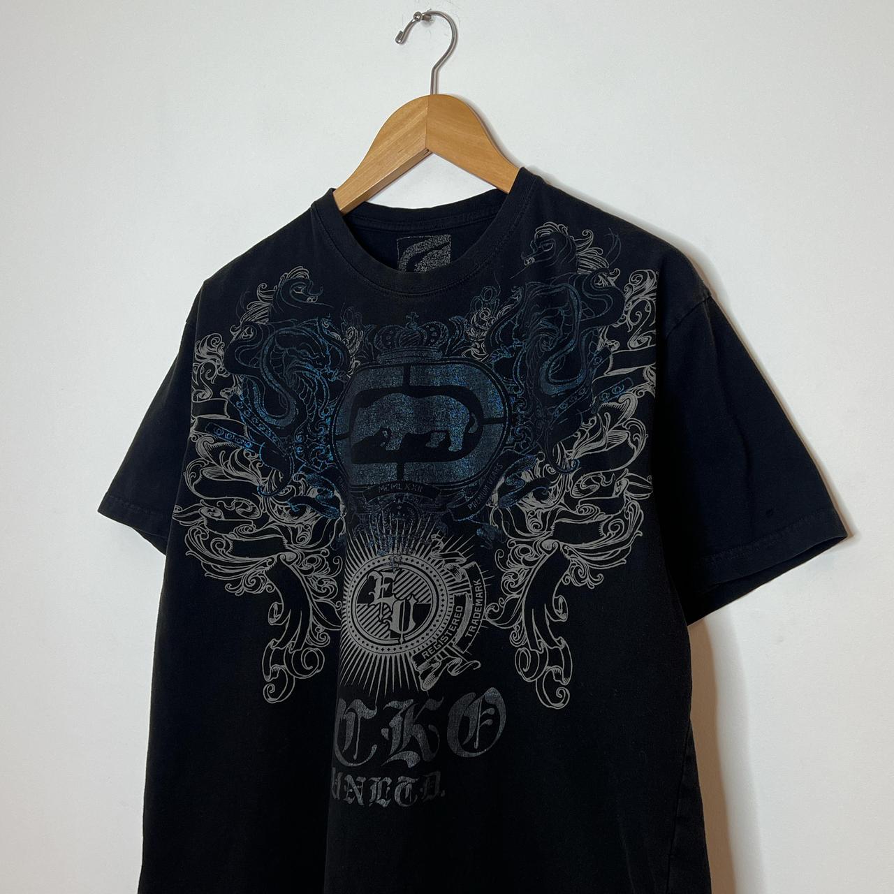 vintage y2k cyber grunge ecko untld tee shirt sick... - Depop