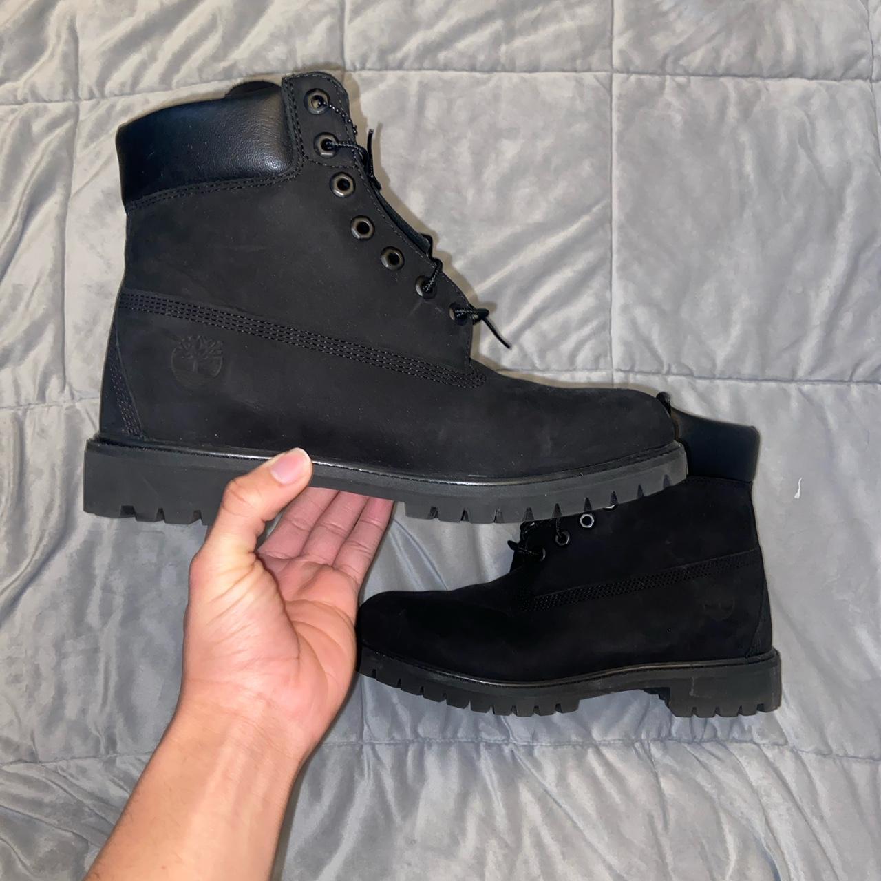 Black Timbs Box included - Depop