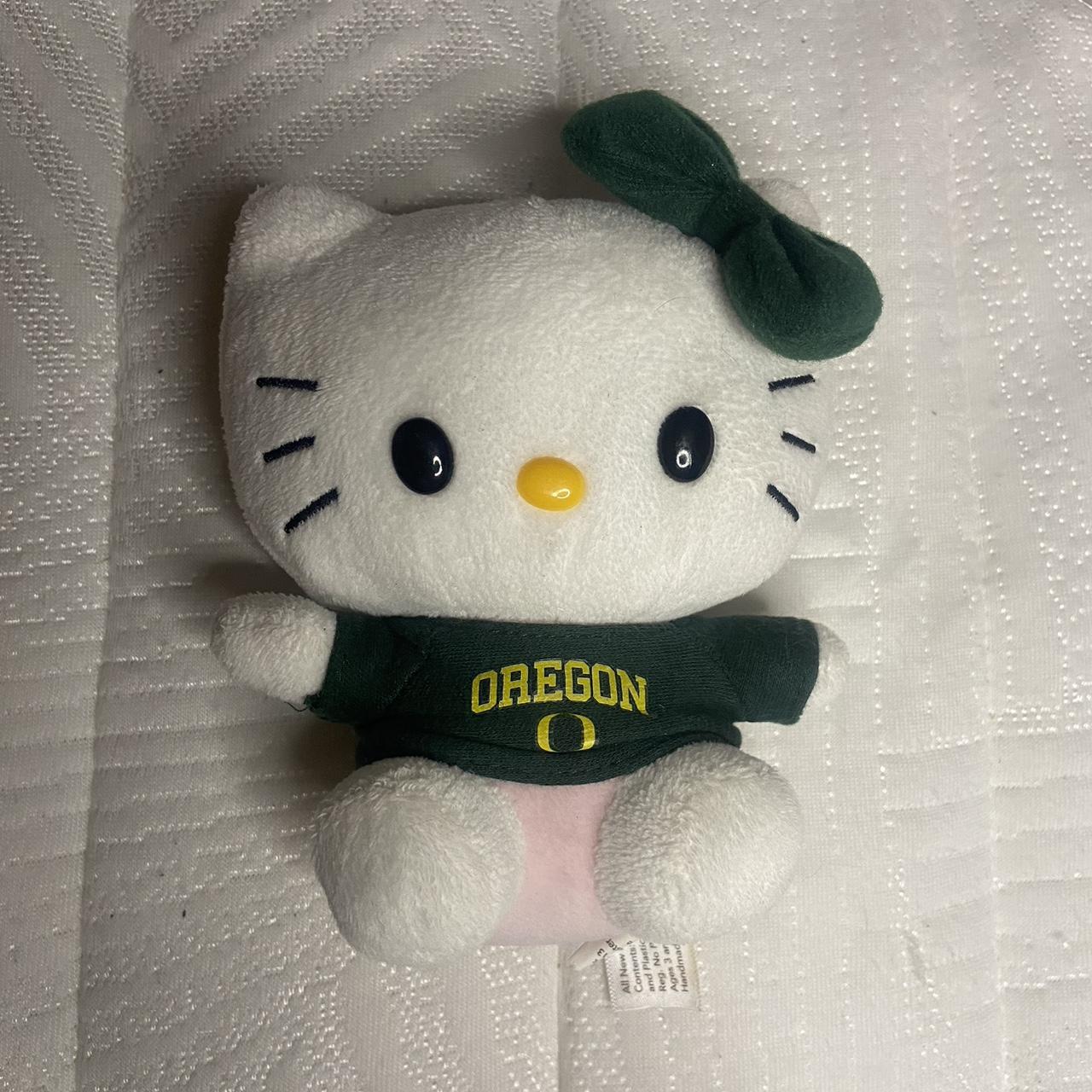 Hello Kitty University of Oregon Plushie 💜 Perfect... - Depop