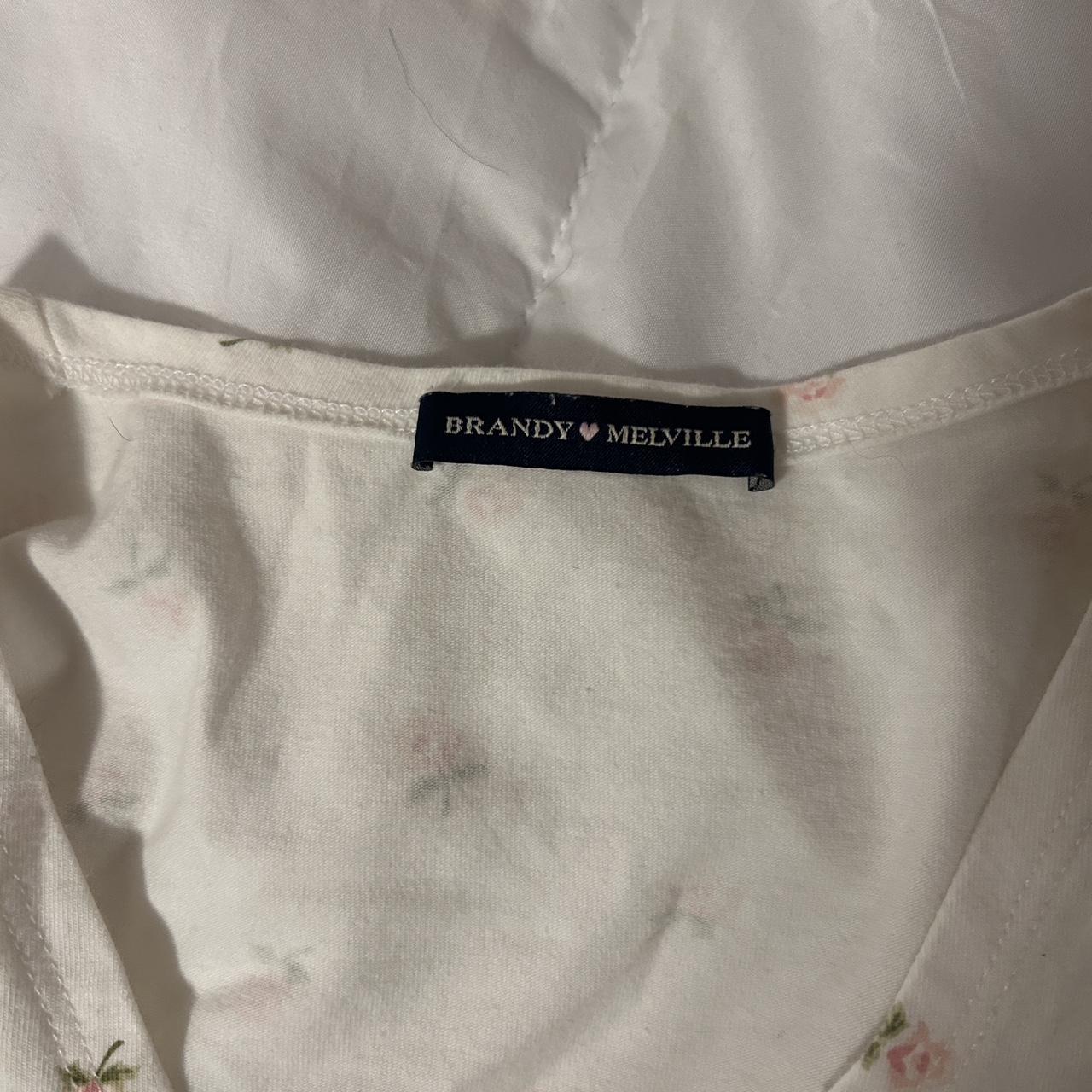 brandy mellville rose cross top! super cute only... - Depop