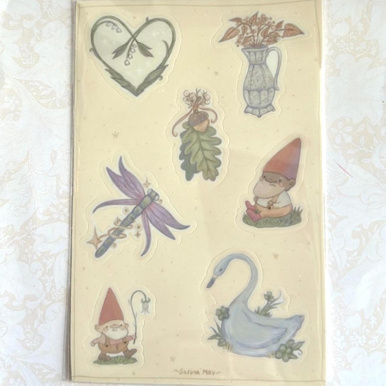 4x6” sticker sheet made by me🕊️ one of a kind &... - Depop