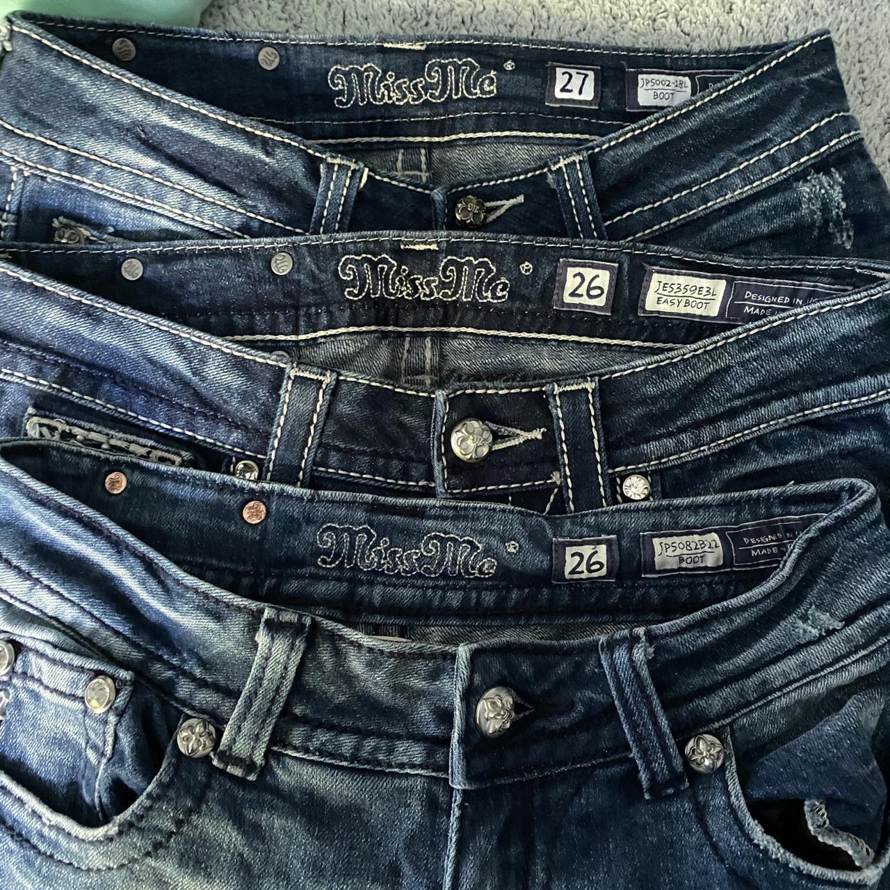 ୨♡୧ 2000s low rise Miss Me jean bundle! ୨♡୧ cute... - Depop