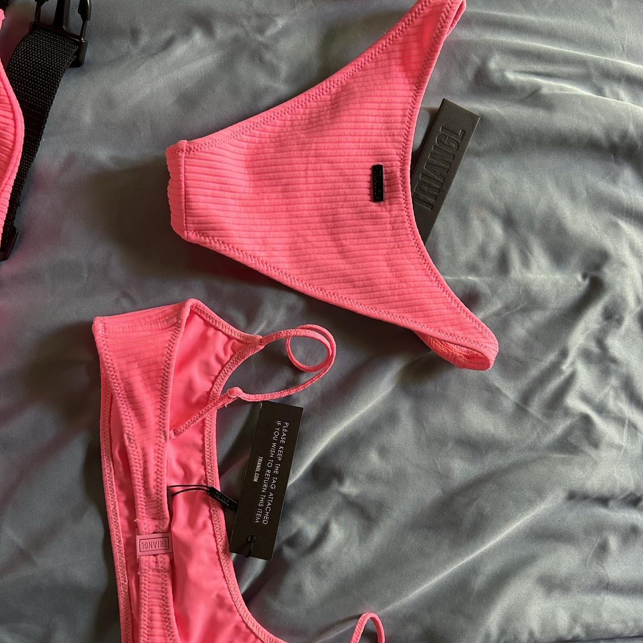 Triangl Womens Pink Bikinis And Tankini Sets Depop
