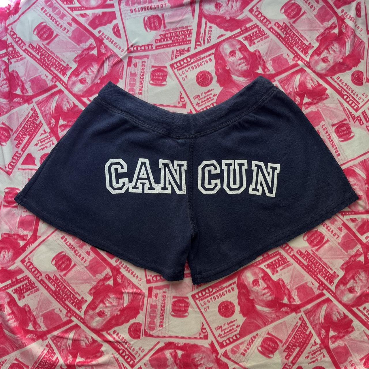 Cancun Vintage Booty Shorts Shorty shorts that say... - Depop