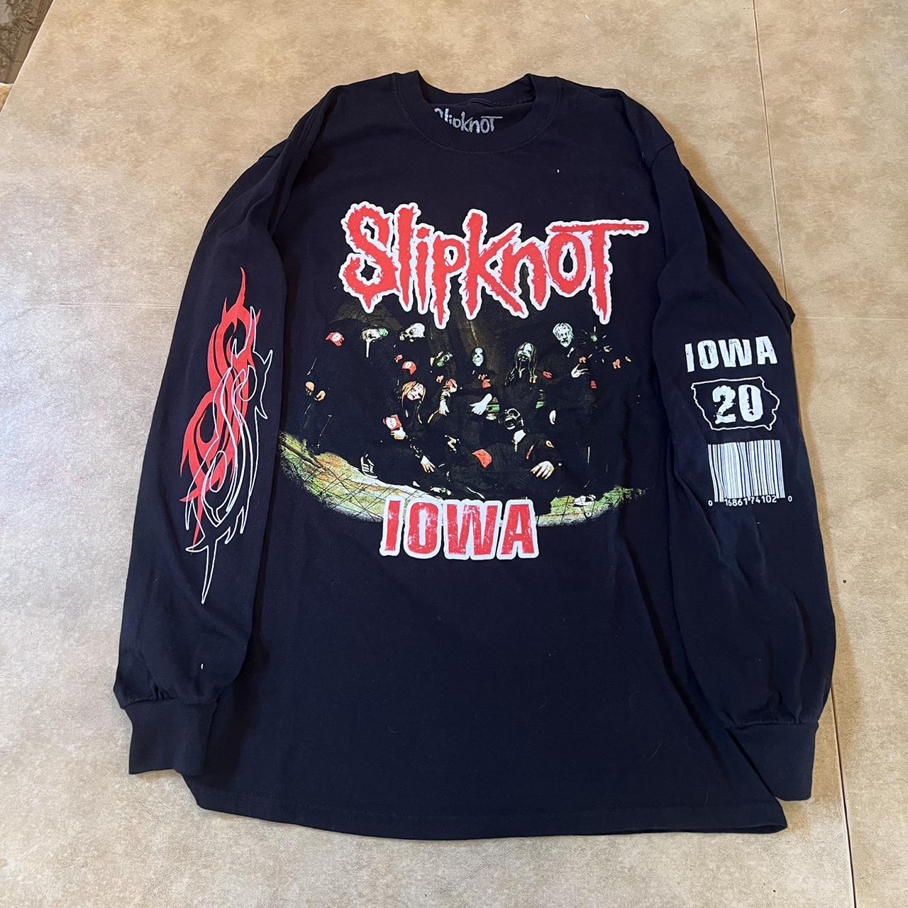 Slipknot Iowa 20th Anniversary Long Sleeve T-Shirt - Depop