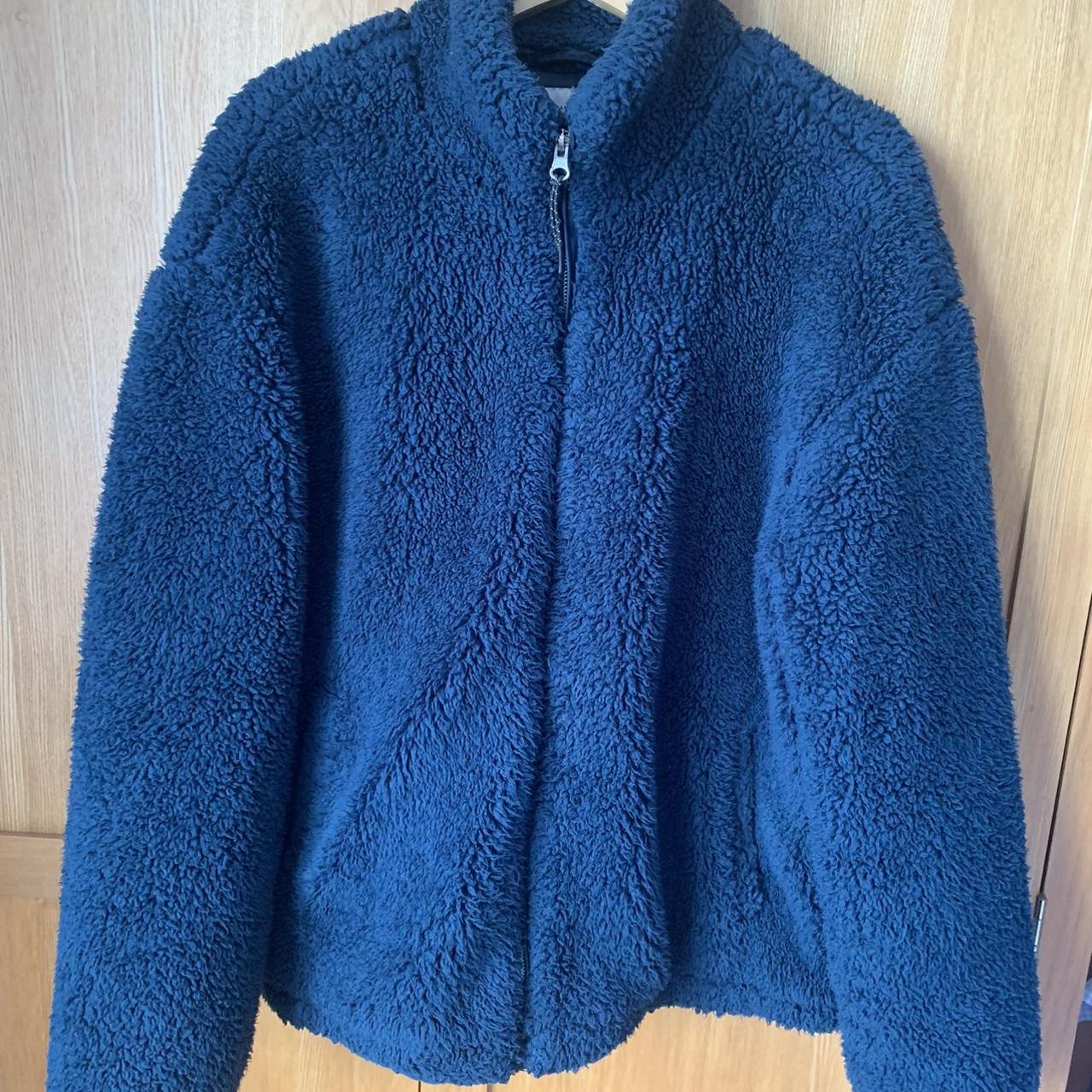 Mens XL navy blue Urban Outfitters fleece... - Depop