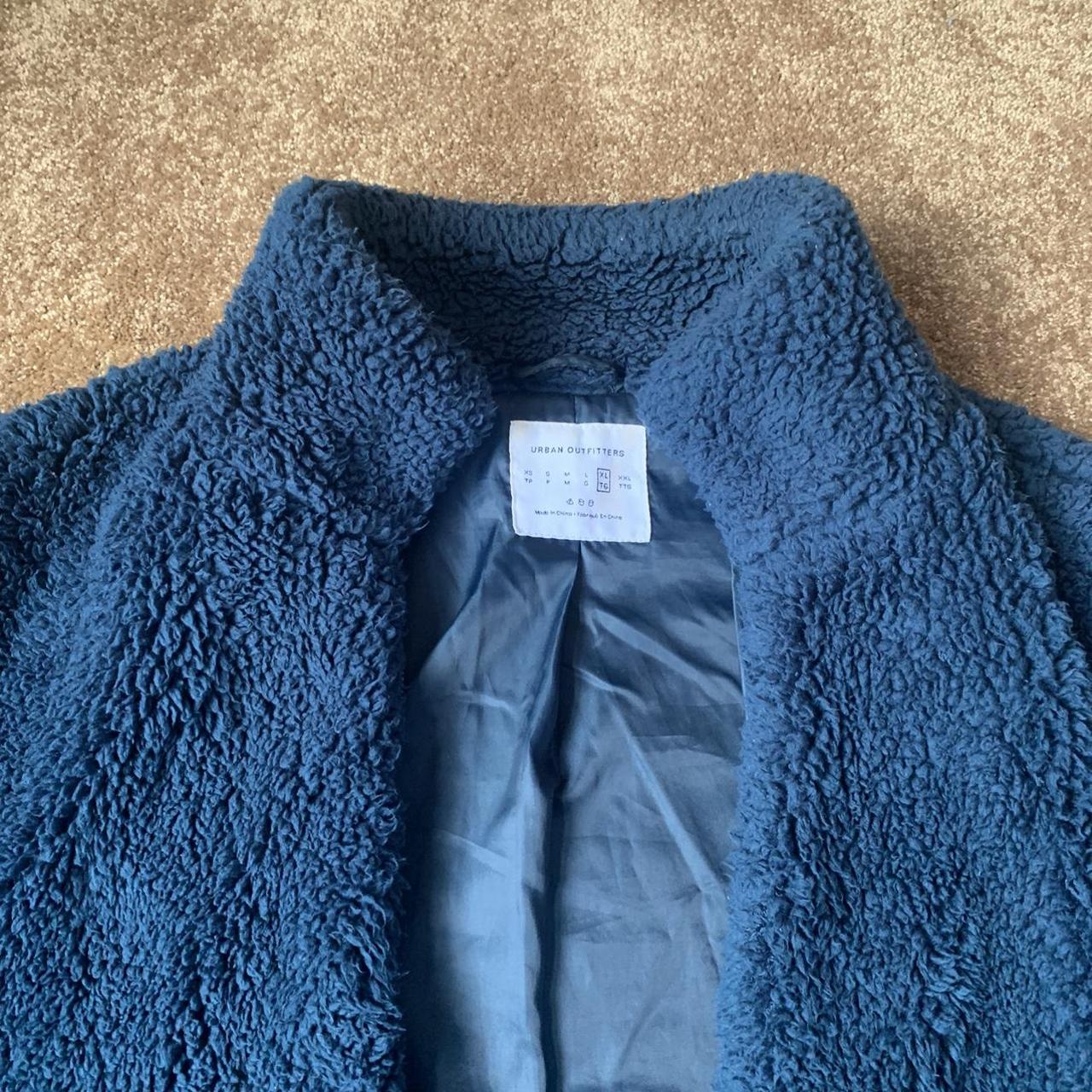 Mens XL navy blue Urban Outfitters fleece... - Depop
