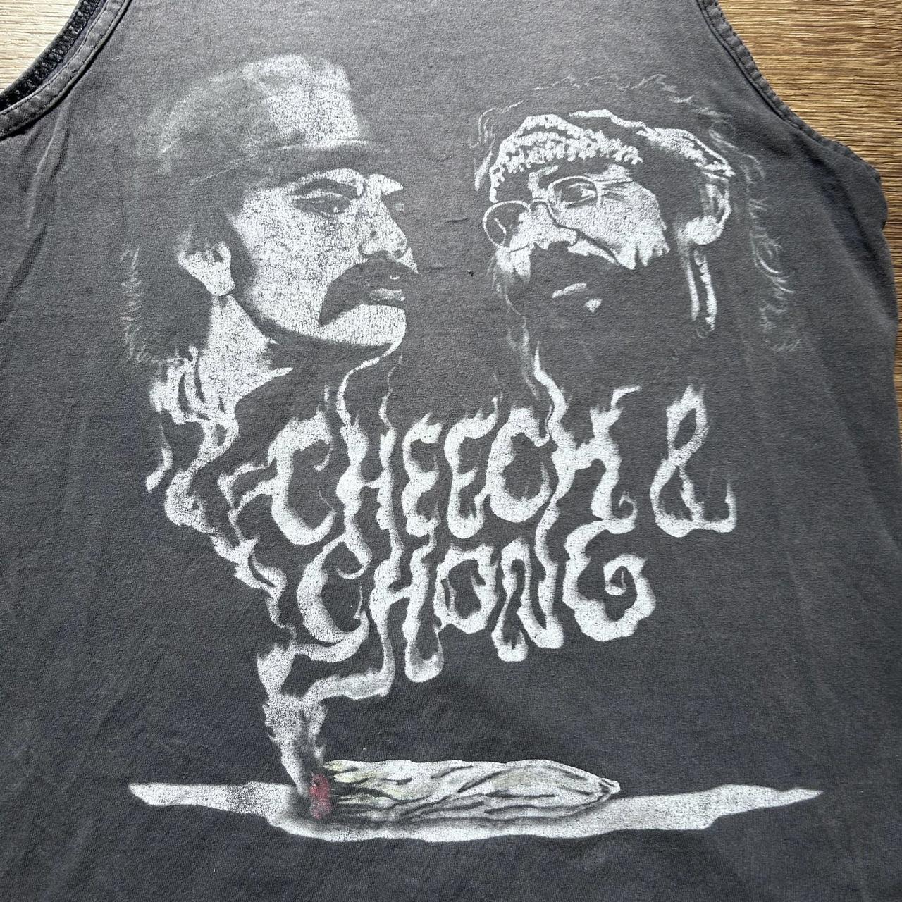 Vintage 70s cheech and chong tank top mens - Depop
