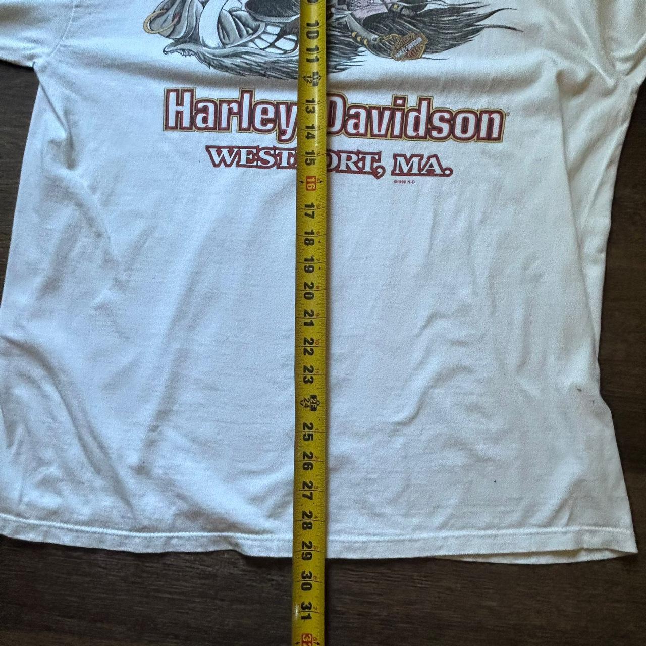 Vintage 90's big boar Harley Davidson long sleeve... - Depop