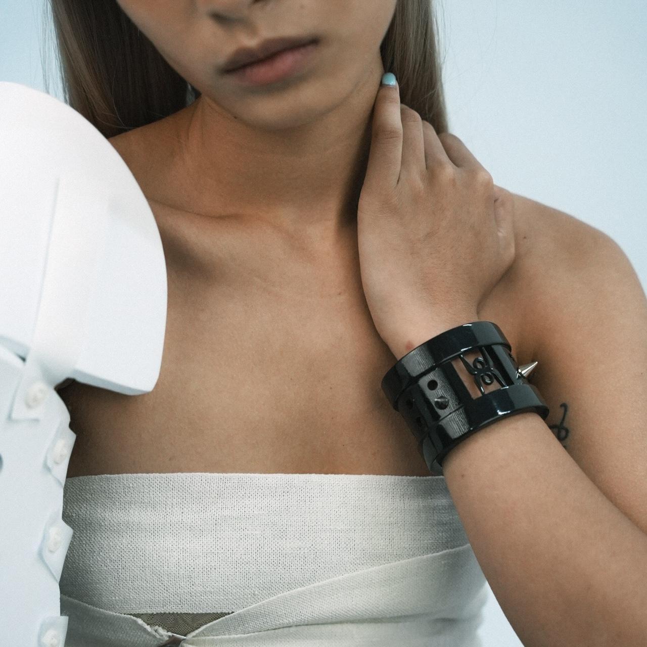 HSUX 3D-PRINTING Void Bracelet Material: ABS... | Depop