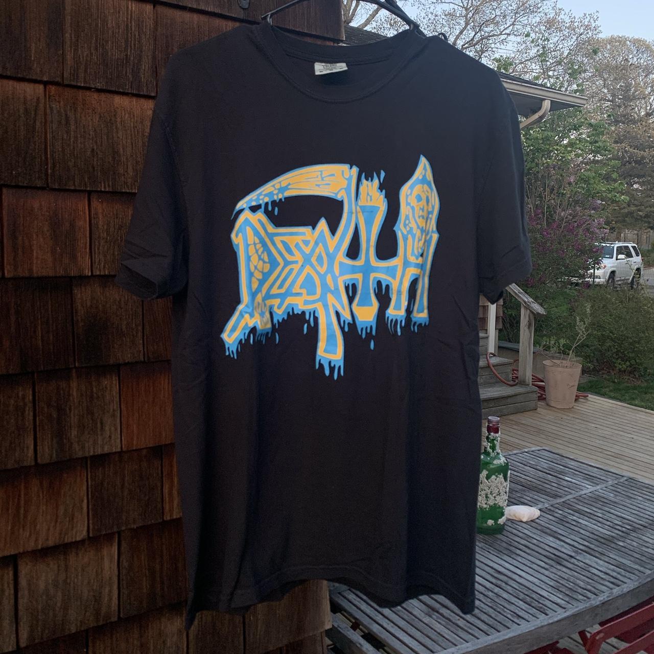 Rare bootleg death logo t-shirt. Printed on comfort... - Depop