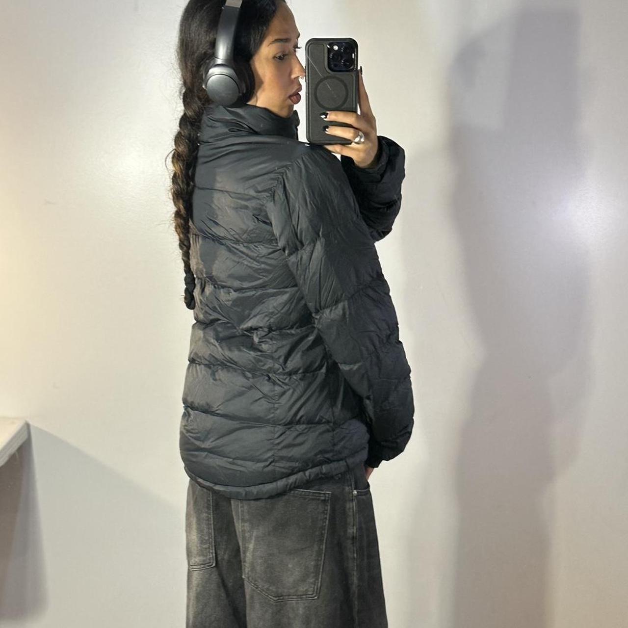 Black Macpac puffer jacket Zip up jacket with stand... | Depop