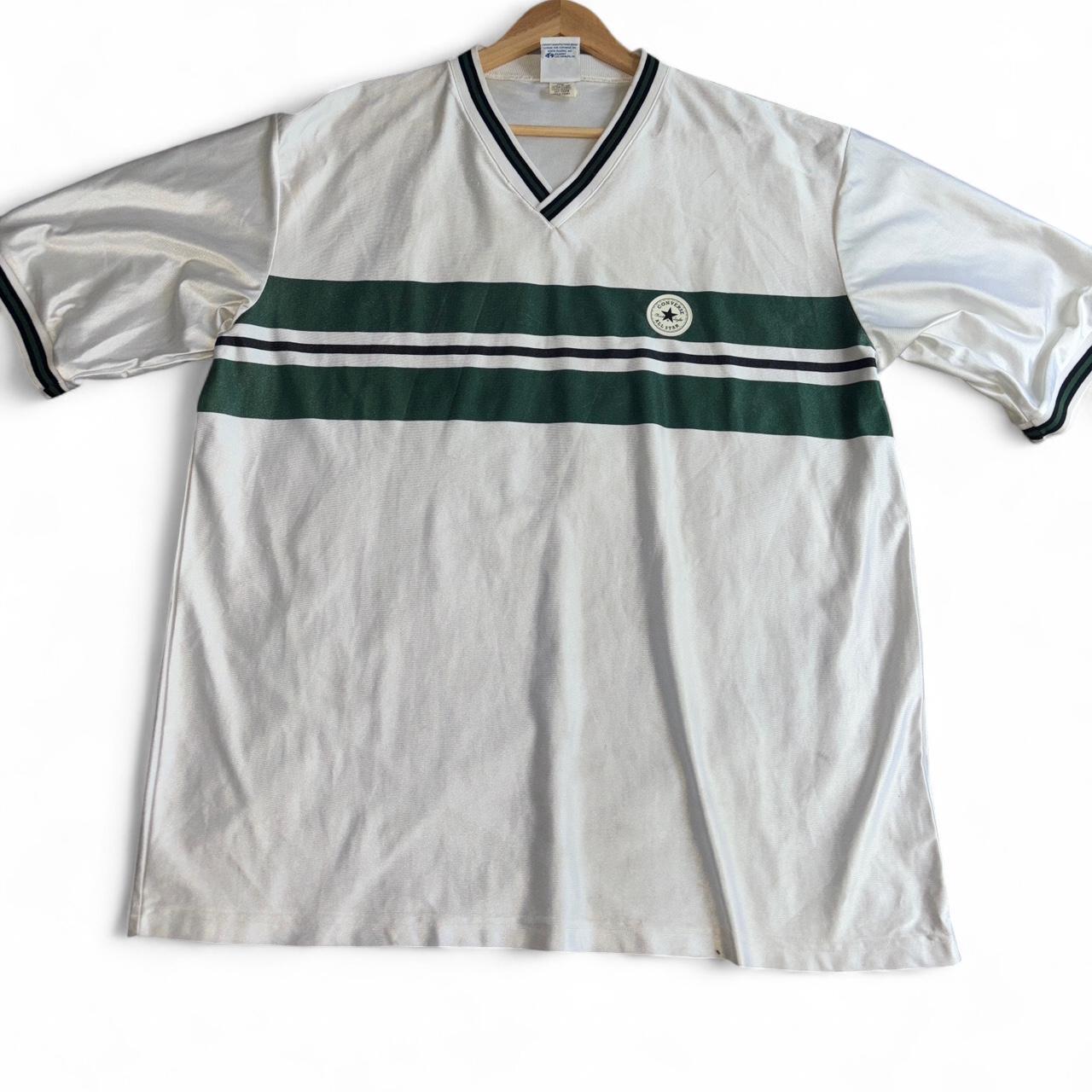 White Converse jersey | Depop