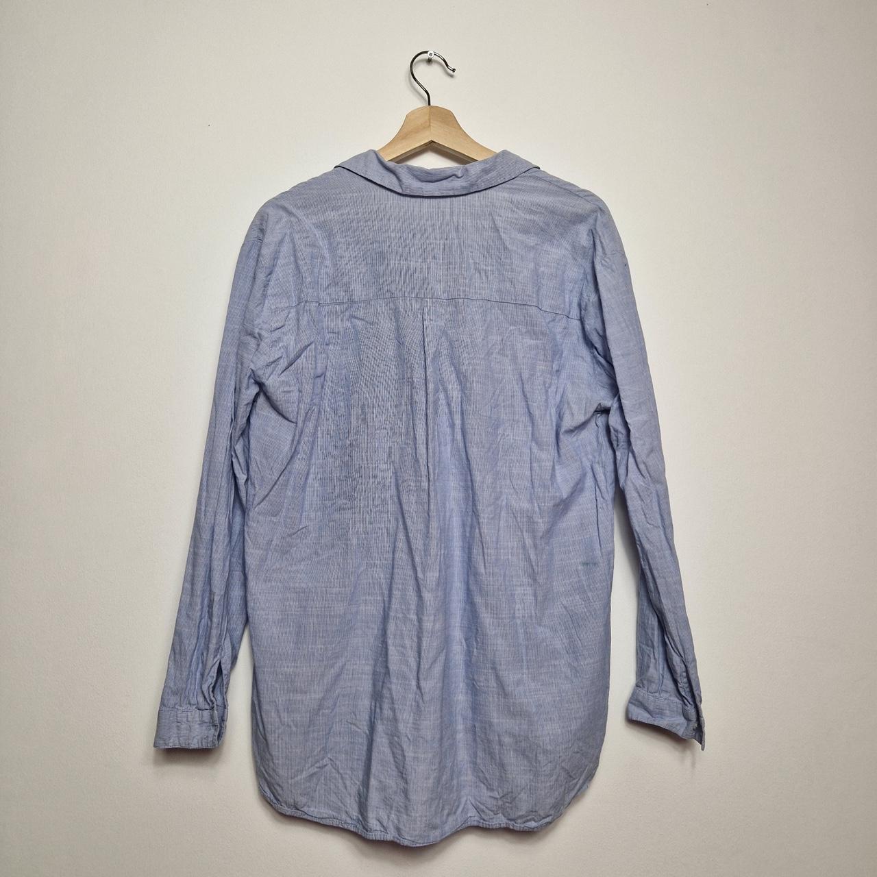 Light blue shirt - super easy to wear tucked into... - Depop