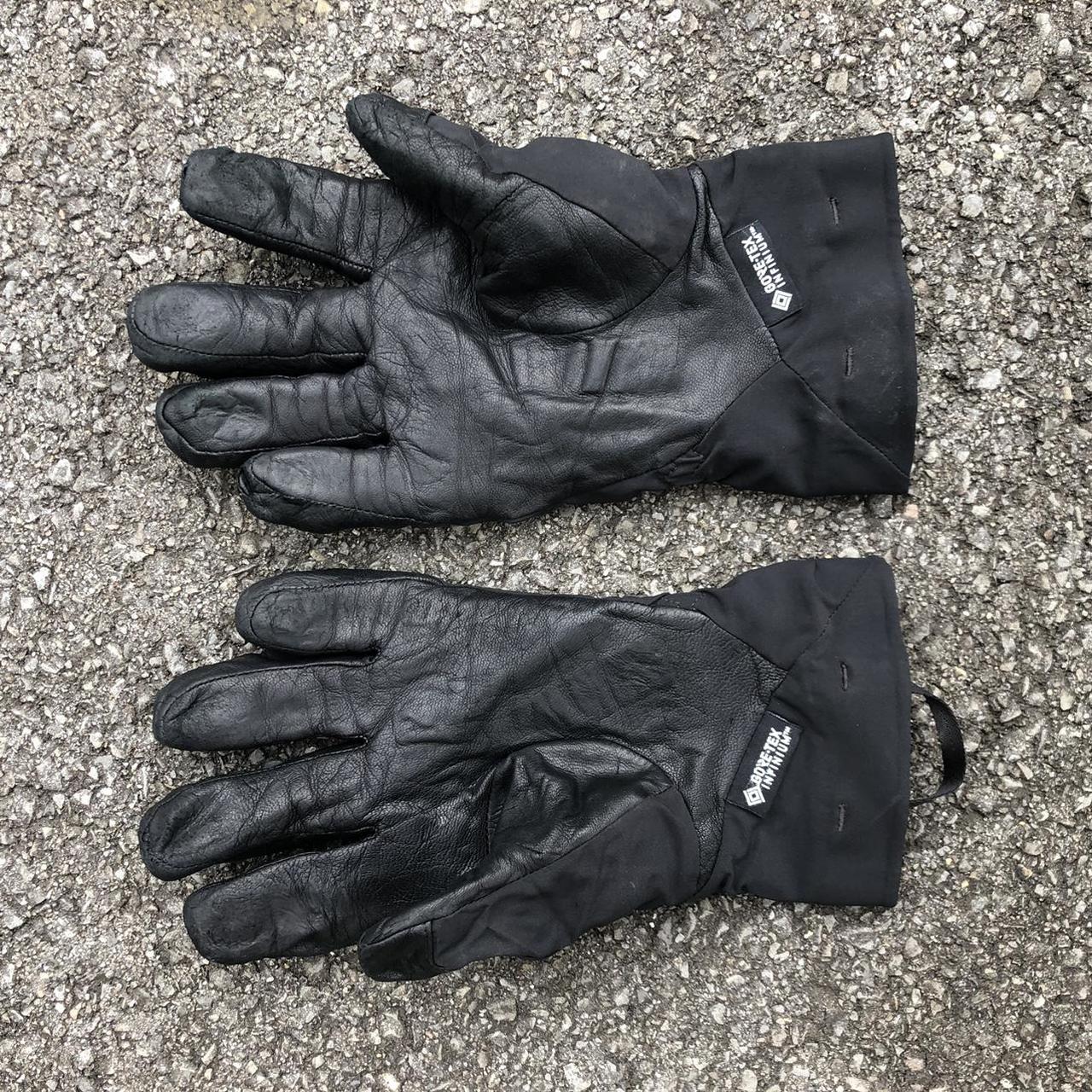 Arcteryx Gore Tex Finger Gloves Black one size fits... - Depop