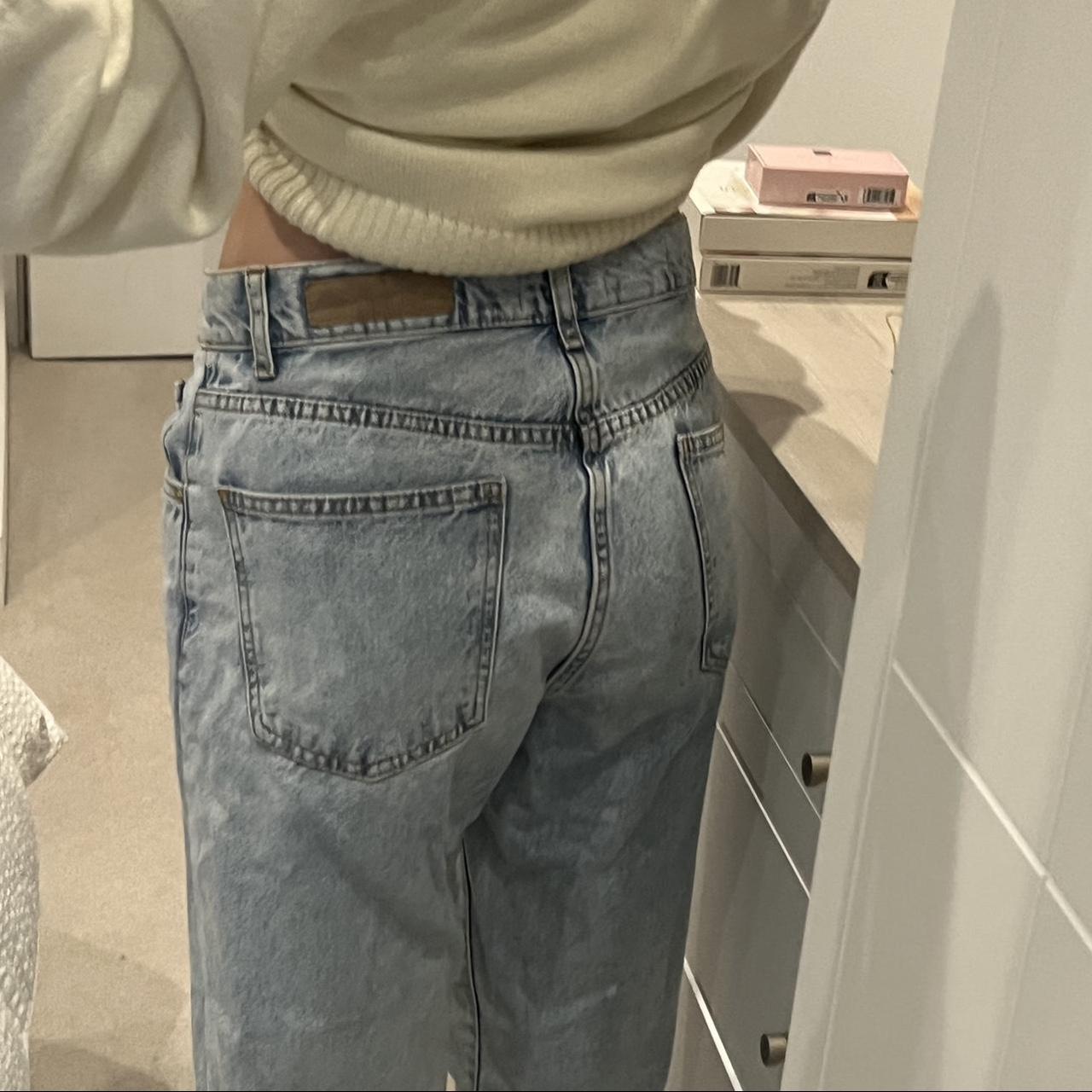 Cotton On dad jean with rip. Really comfy jeans but... - Depop