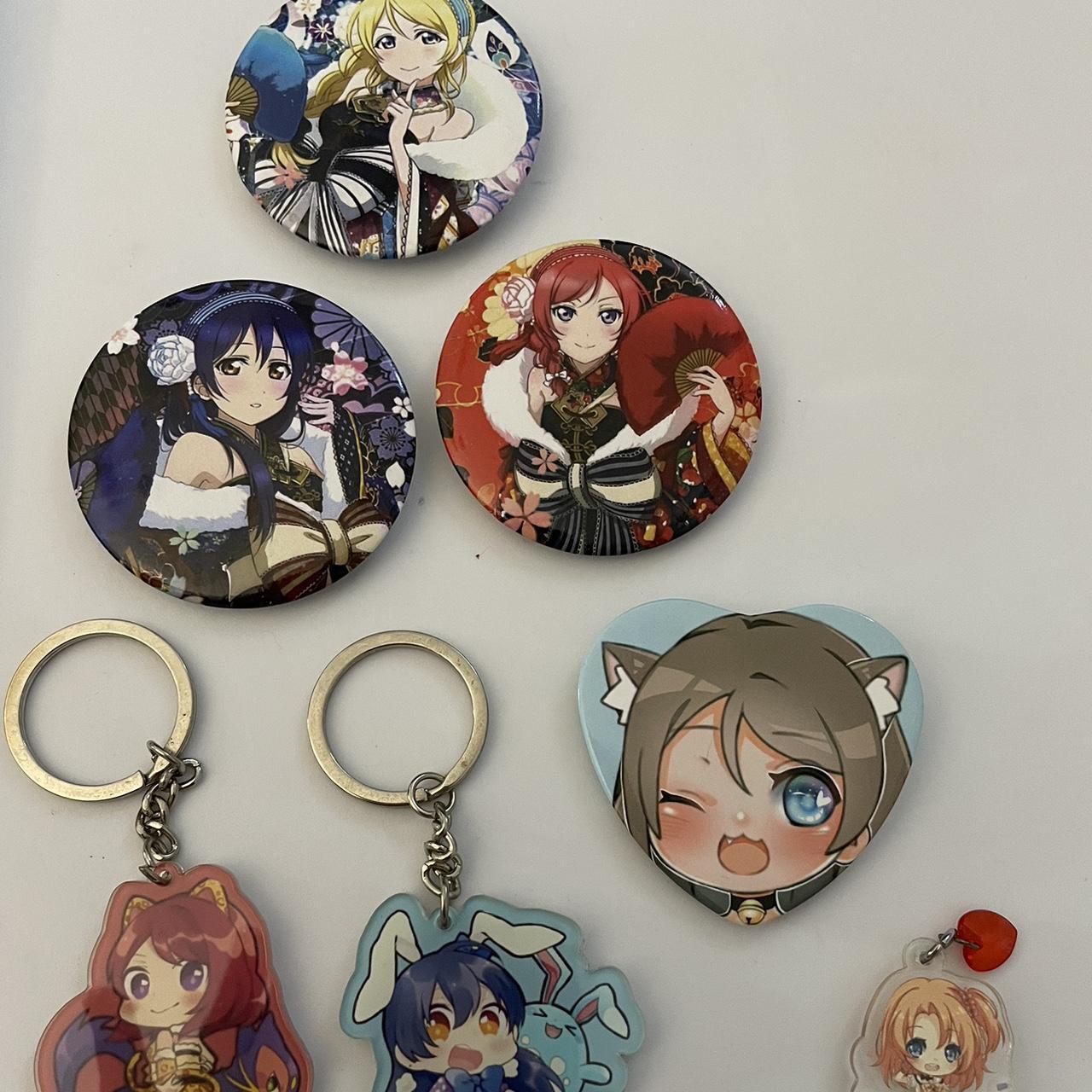 unofficial & fanart love live merch $2 each or $10... - Depop