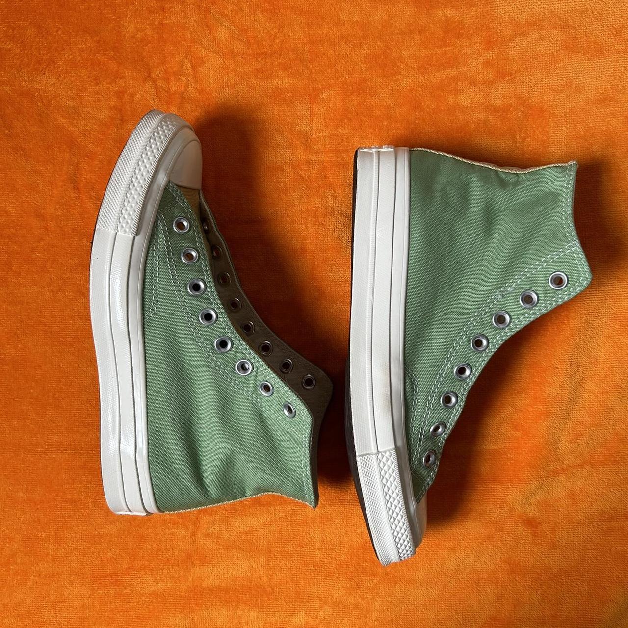 converse you custom chuck taylor * green/yellow... - Depop