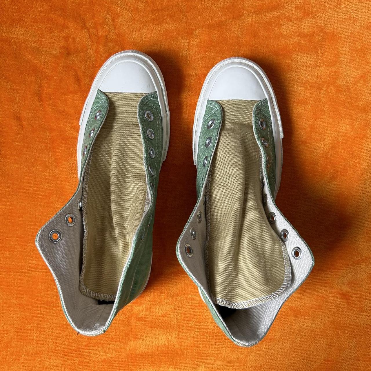 converse you custom chuck taylor * green/yellow... - Depop