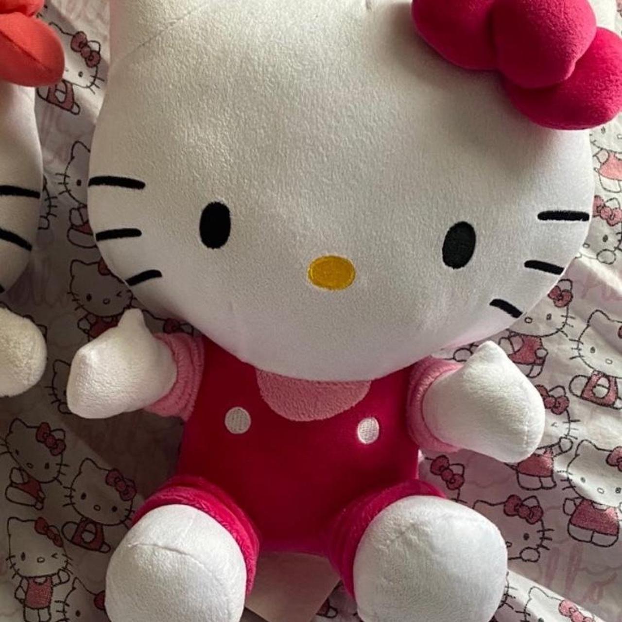 Brand new hello kitty plush, just sits on shelf... - Depop