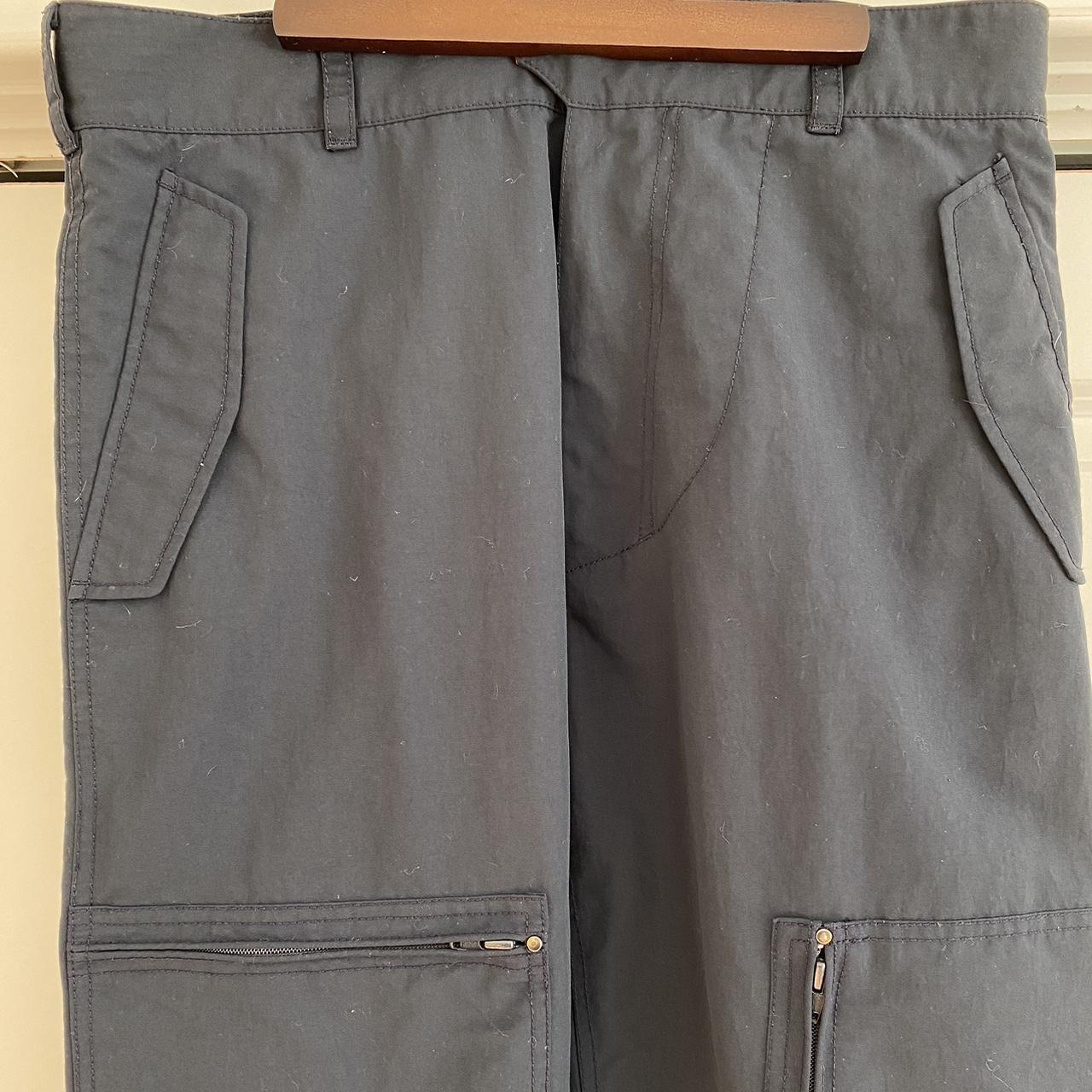 2000’s (2002) SAMPLE DKNY Cargo Trouser 34x28 Wide... - Depop