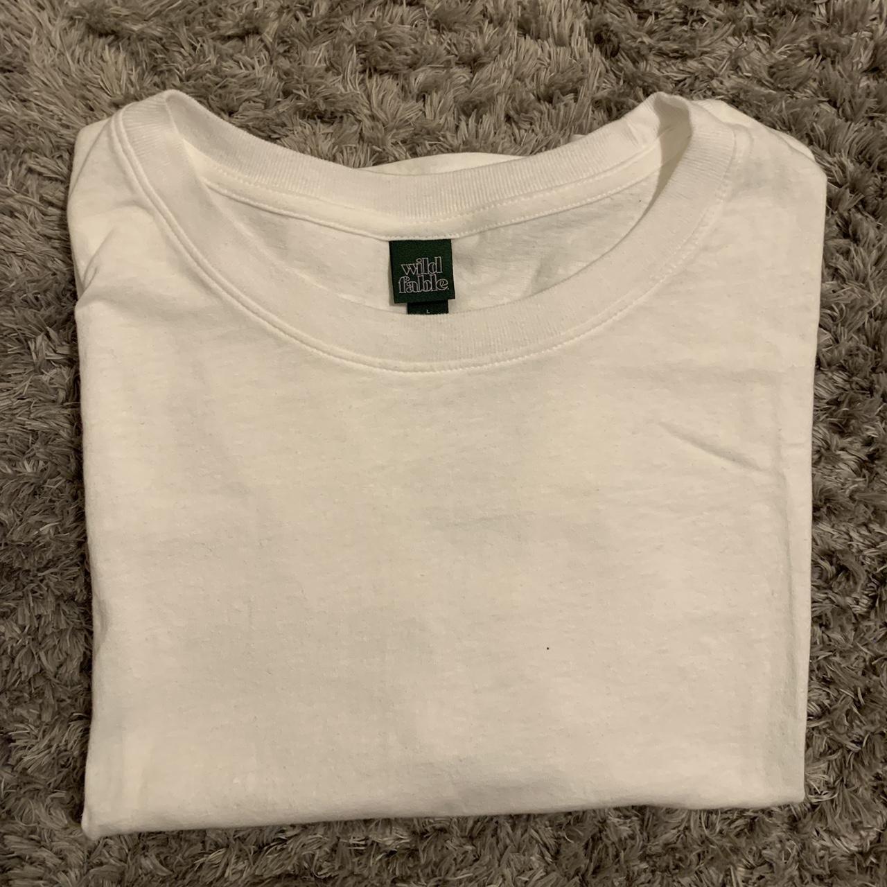 Wild Fable Women's White T-shirt | Depop