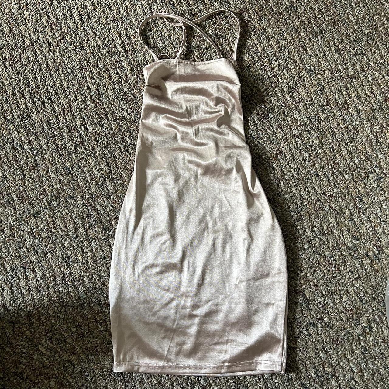 Boohoo Women's Pink Dress | Depop