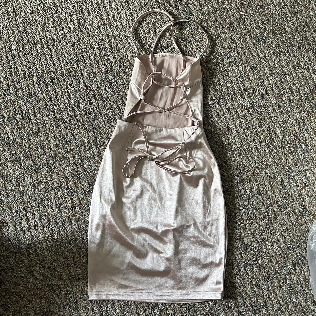 Boohoo Women's Pink Dress | Depop