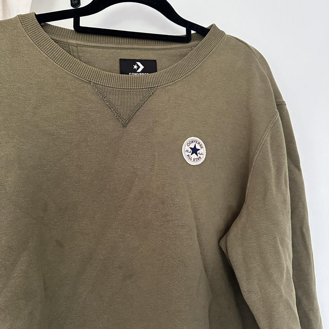 Converse Crew Neck Jumper Size XL - Depop