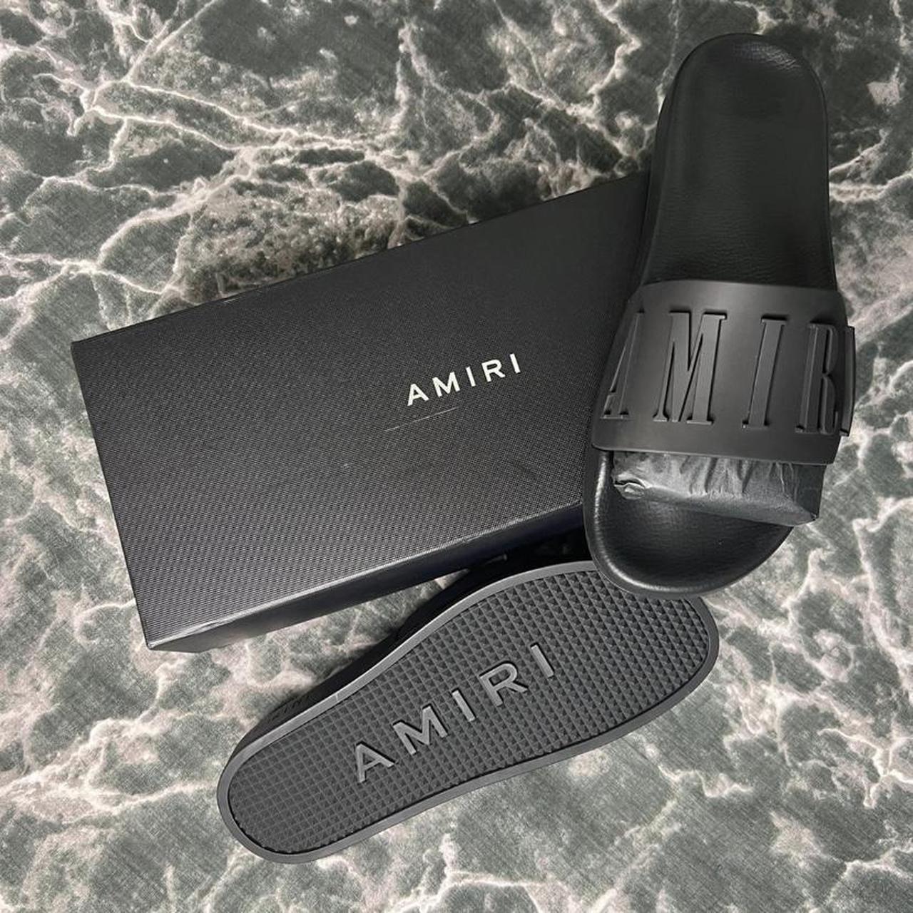 AMIRI pool sliders, in colour black. This item... - Depop