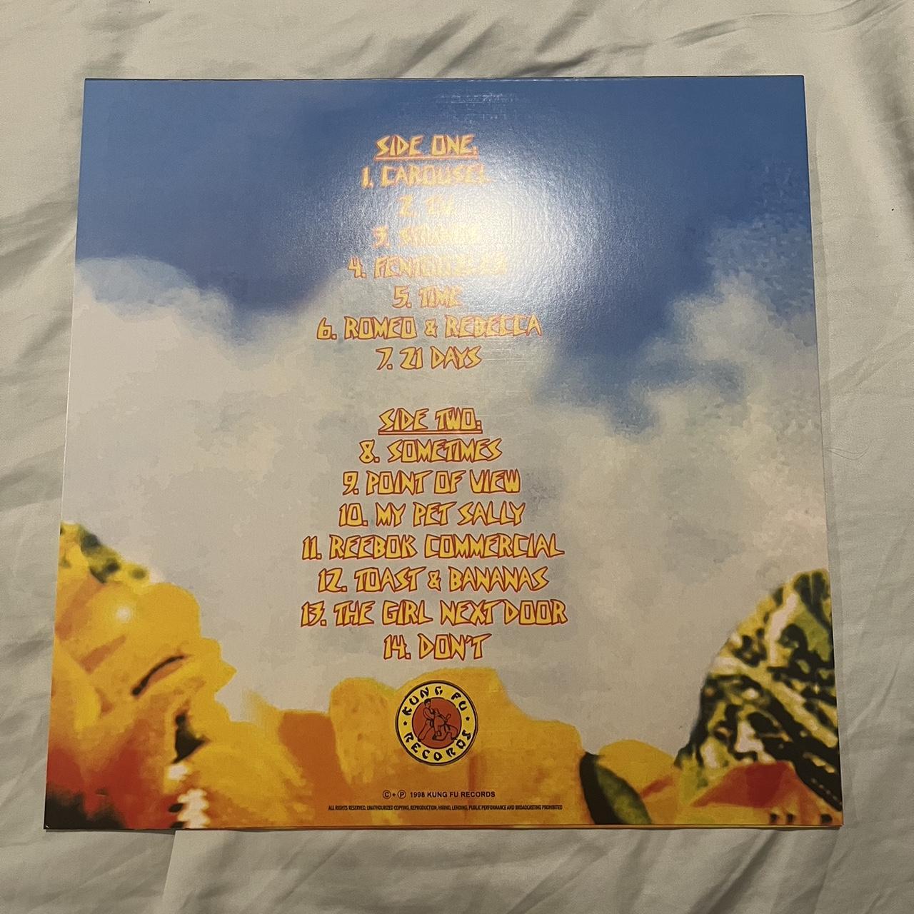 blink-182 buddha limited edition tri color vinyl... - Depop
