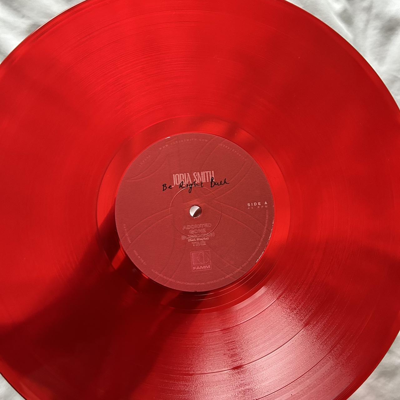 Jorja Smith Be Right Back red vinyl! - in very good... - Depop