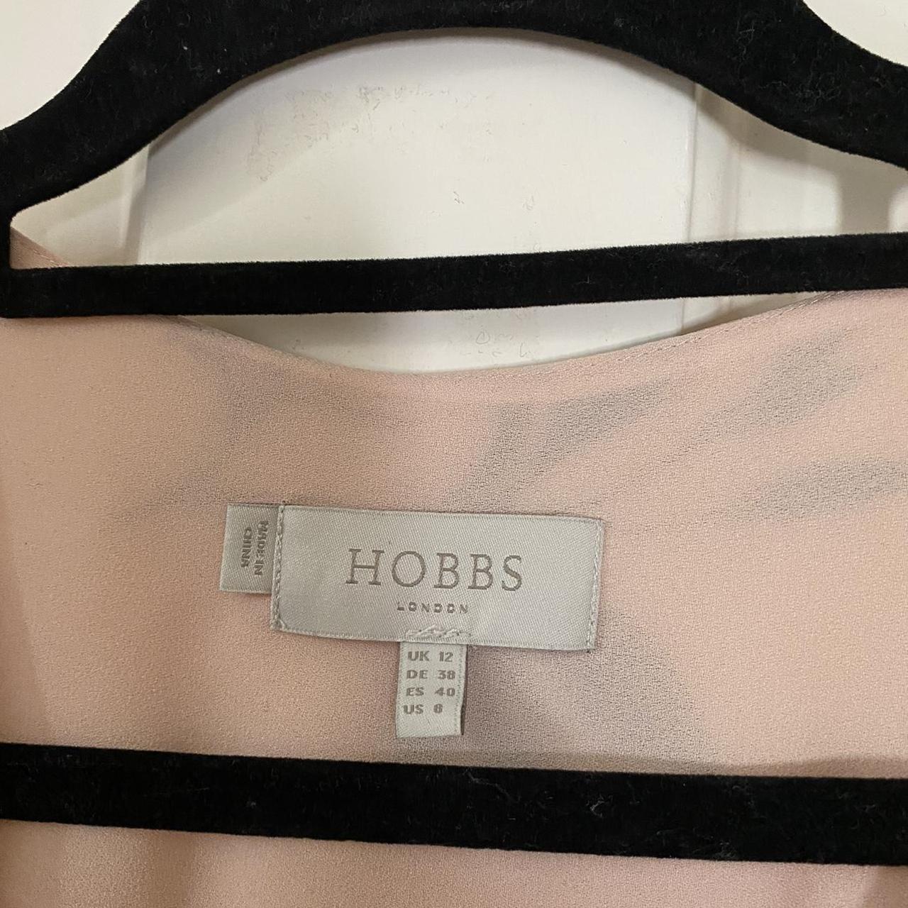 Hobbs pink floral wrap dress Midi length Wrap style... - Depop