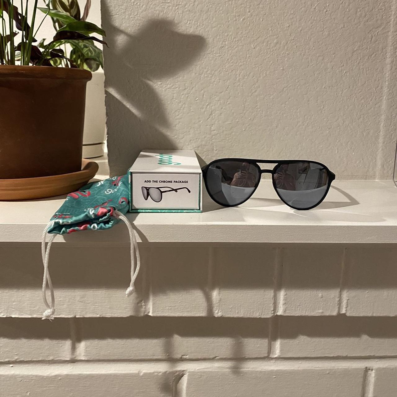 Goodr Add The Chrome Package Aviator style... - Depop