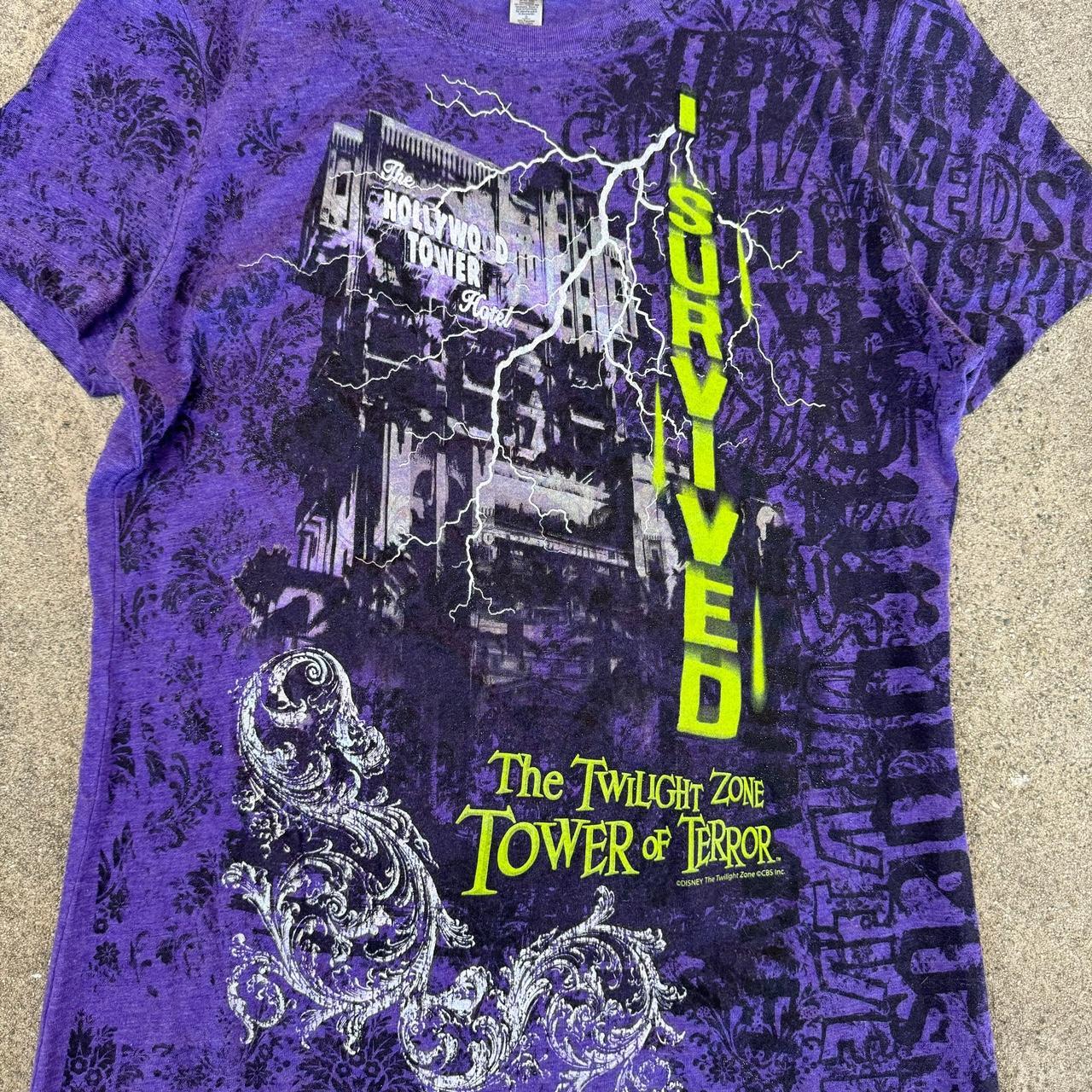y2k Disneyland “I Survived the Twilight Zone Tower... | Depop