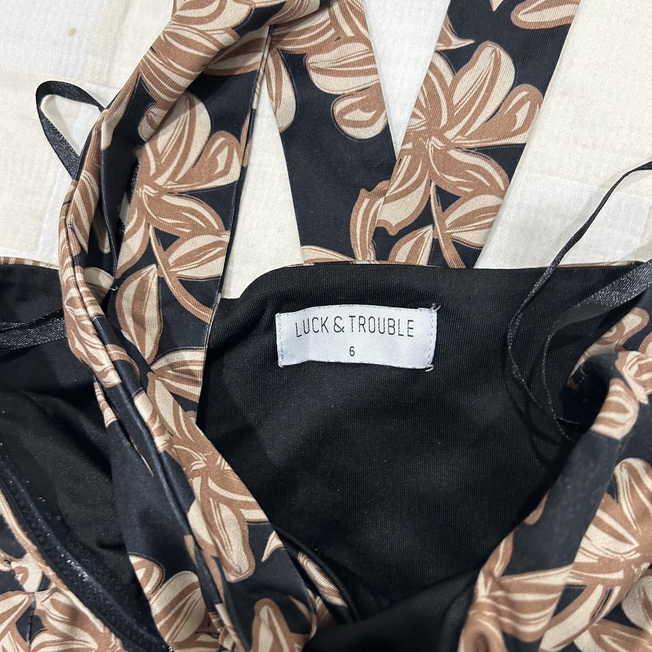 Luck and trouble top. Size 6. Strapless.... - Depop