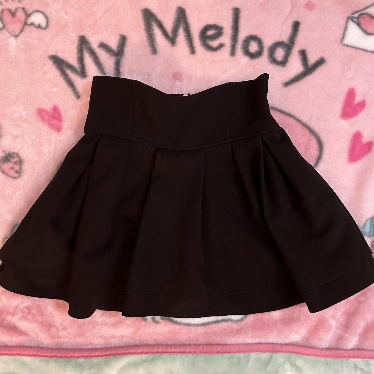 Jirai Kei Michell Macaron black skirt. A staple... - Depop