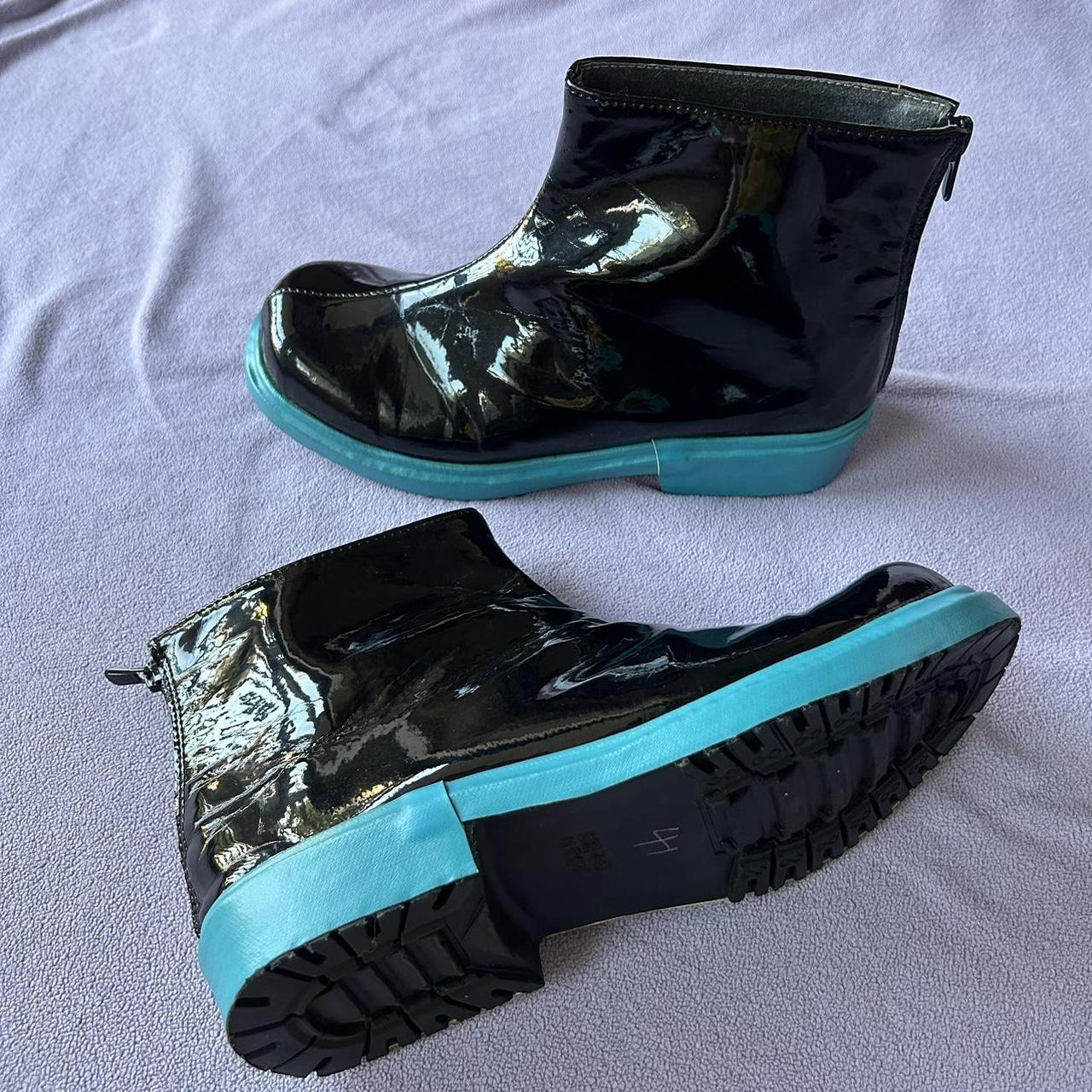 Hatsune Miku cosplay shoes from Taobao. Zip up in... - Depop