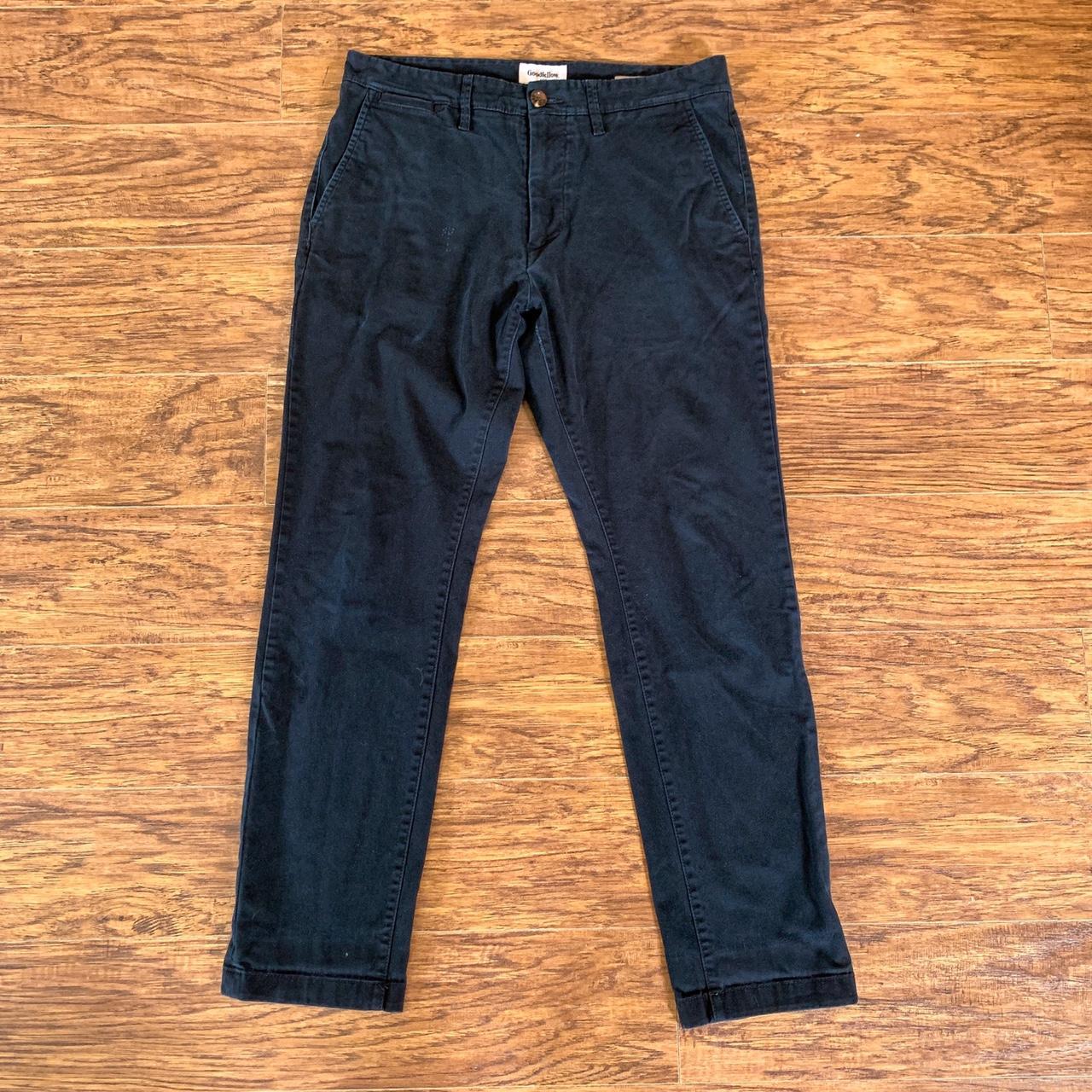 Goodfellow Black Hennepin Chino Slim Pants Size... - Depop