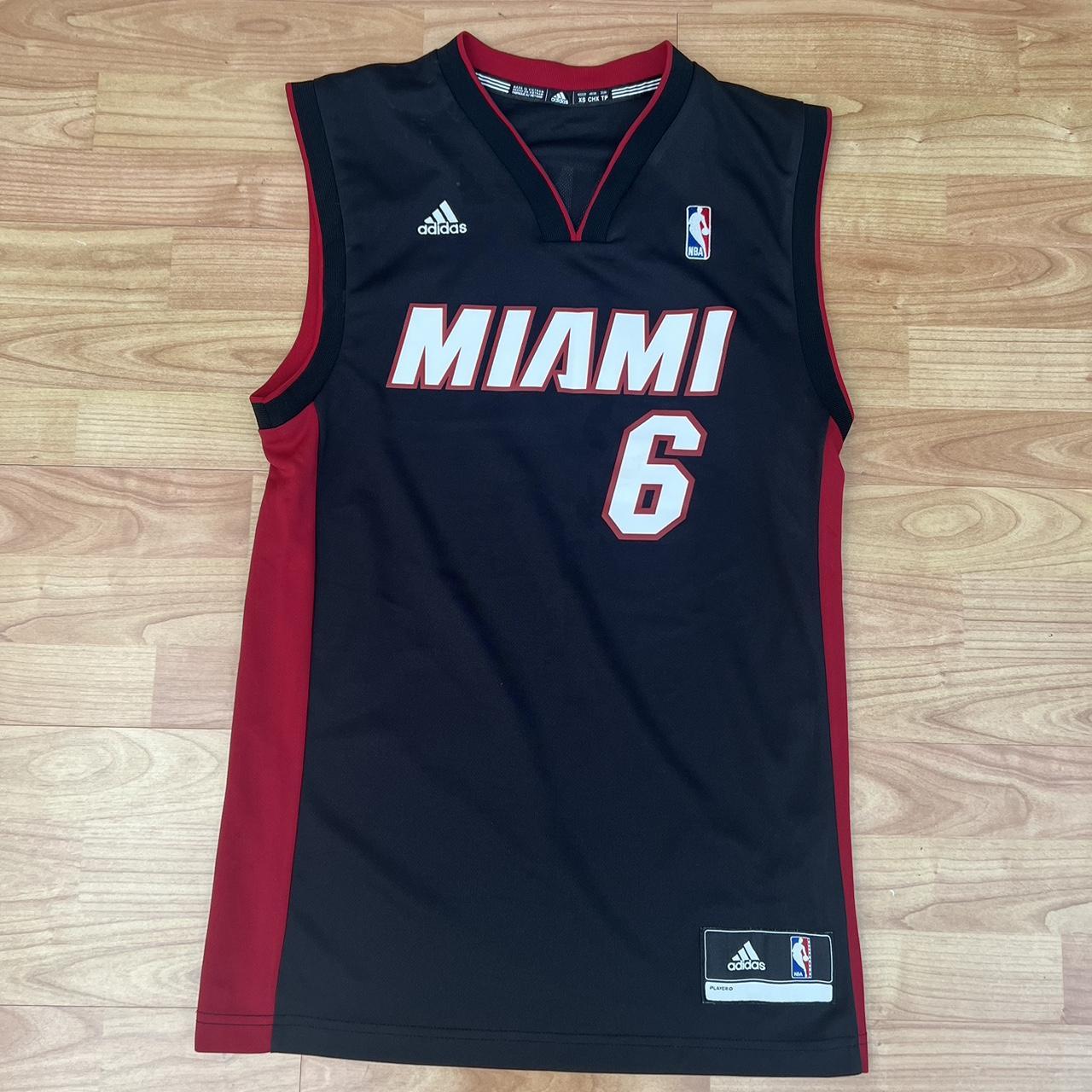 Men’s Adidas Miami Heat NBA Jersey, XS, Lebron James - Depop