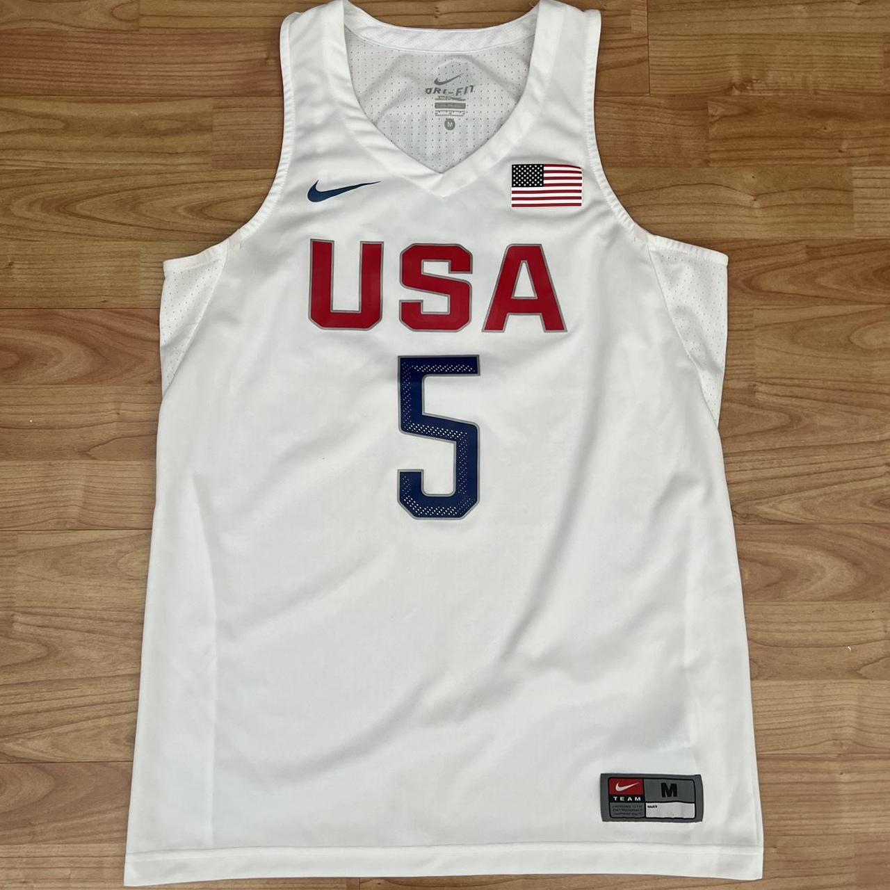 Men’s Nike Team USA Basketball Jersey, Medium, Kevin... - Depop