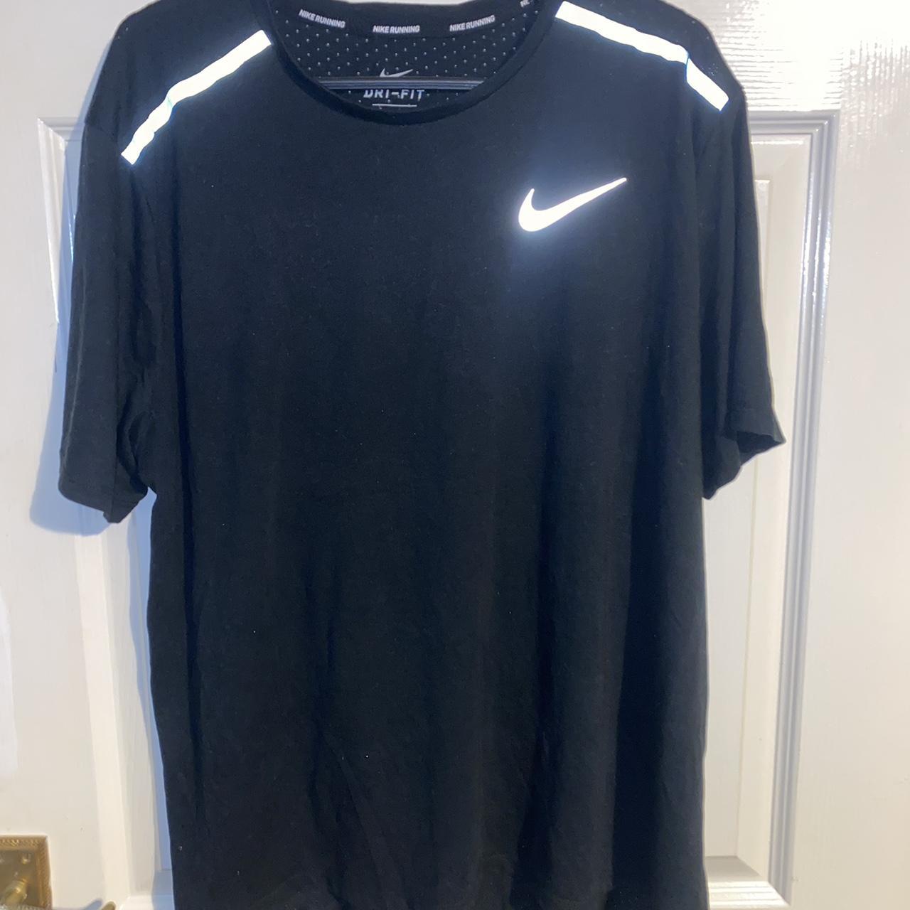 Black Nike Dri Fit running T Shirt Excellent... - Depop