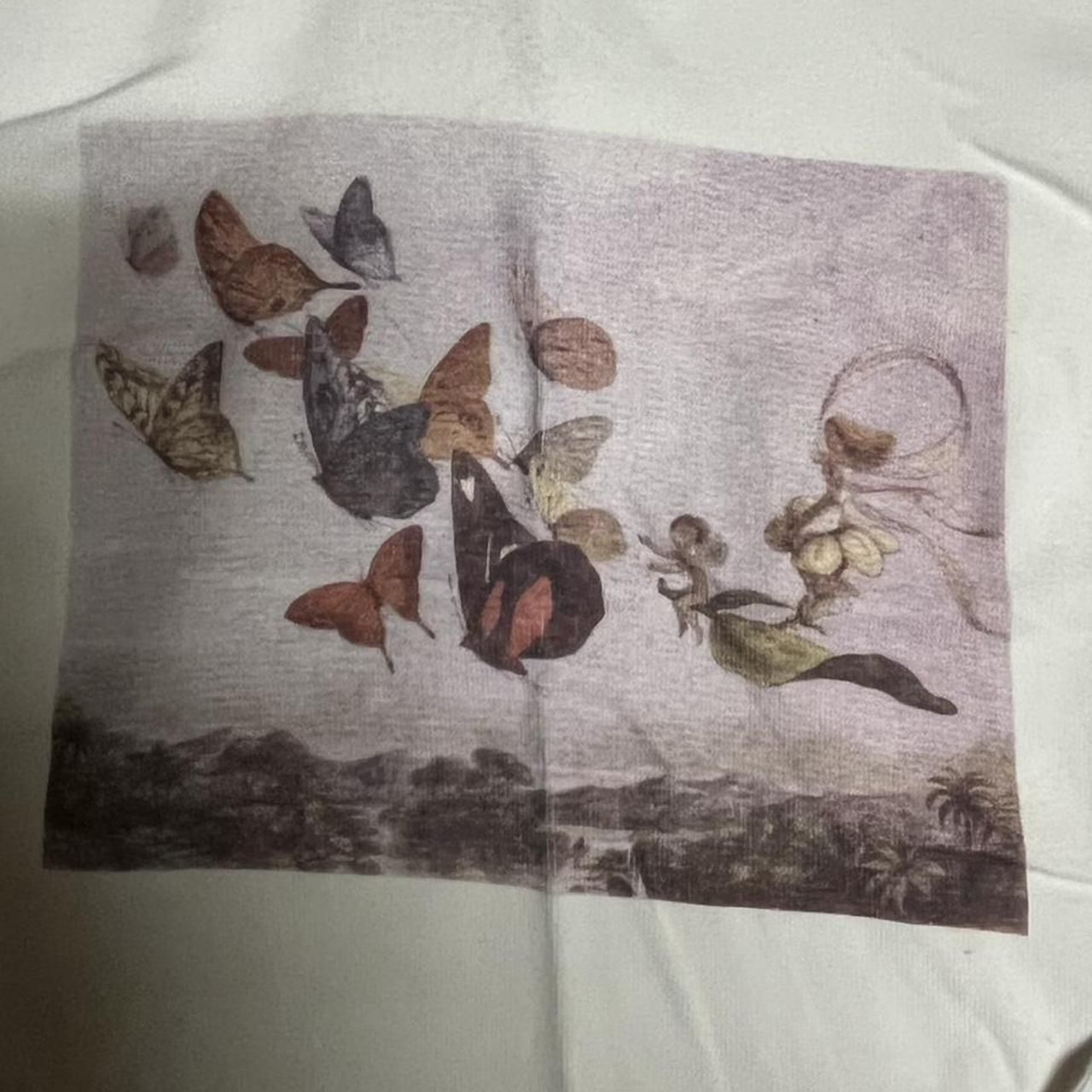 cropped tori butterfly brandy melville butterfly... - Depop