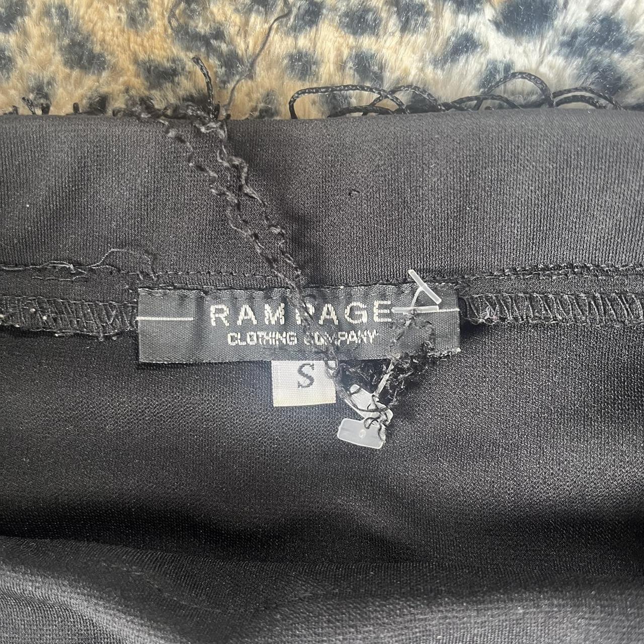 Rampage Women's Black and Grey Dress | Depop