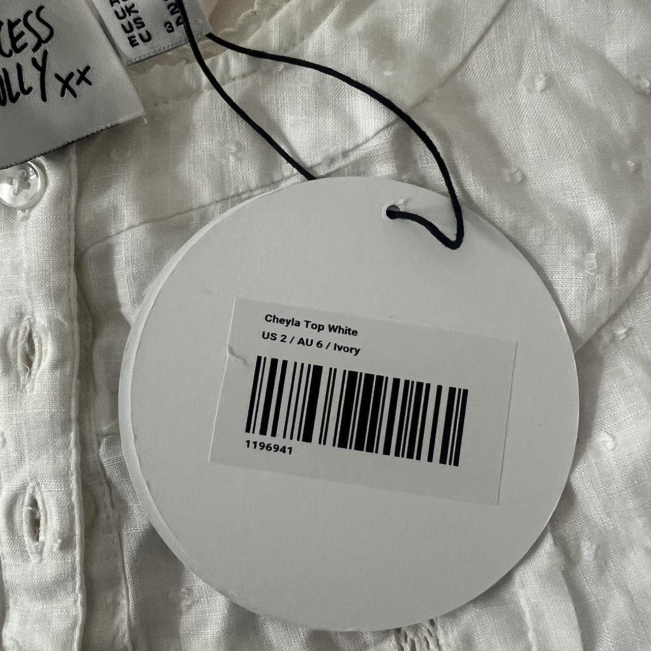 Princess Polly white chela top so cute but too... - Depop