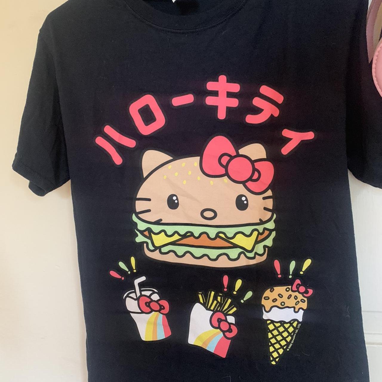 Super cute hello kitty shirt, 100% cotton size S! - Depop
