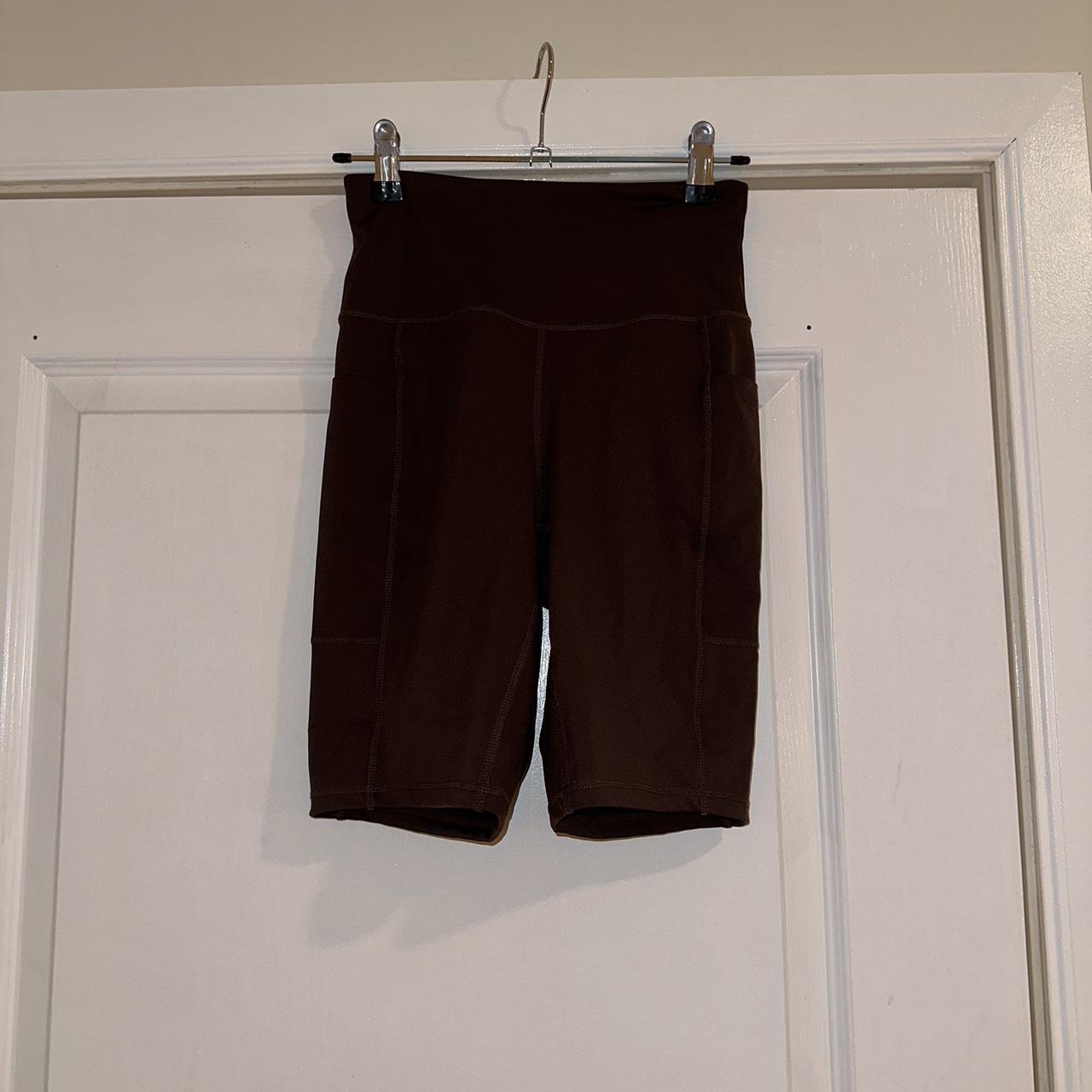 Target || Brown athletic bike shorts || Size 6 - Depop