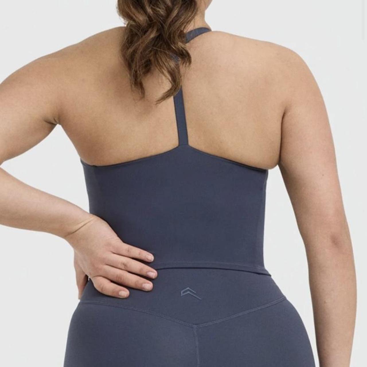 Timeless square neck mid vest. Too small for me.... - Depop