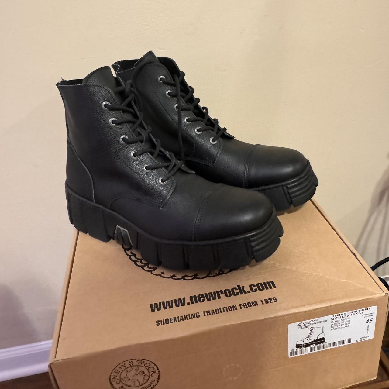 New Rock real leather hand made to order in Italy.... - Depop