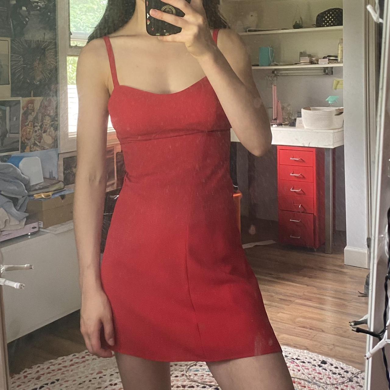 Stunning vintage red mini dress from the 90s ! Truly... - Depop